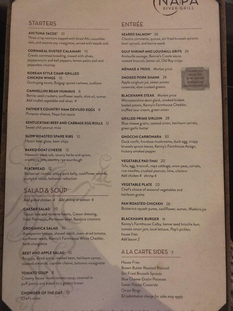 Menu at NAPA pub & bar, Louisville, Herr Ln