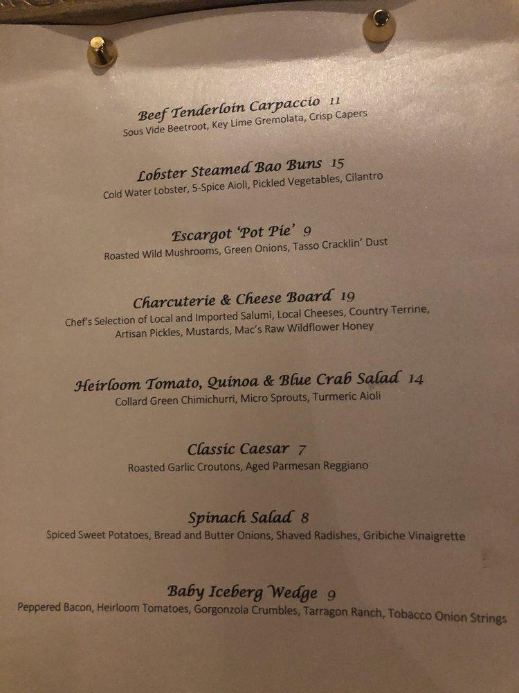 Menu at Savour pub & bar, Tallahassee