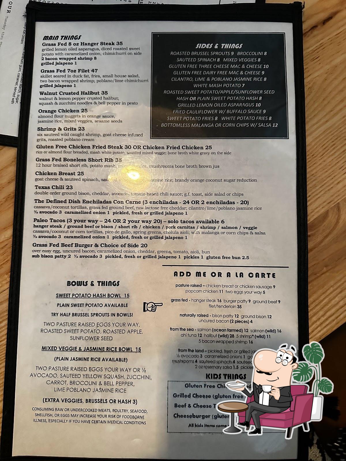 Origin Kitchen + Bar, Dallas - Restaurant menu, prices and reviews