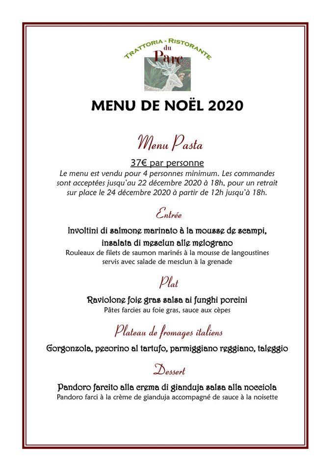 Menu at Pizza Del Parco restaurant, Sceaux