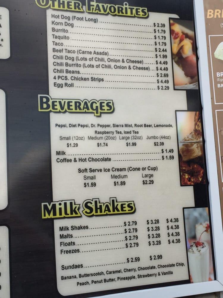 Menu at Country Boy Drive In, LLC restaurant, Bakersfield