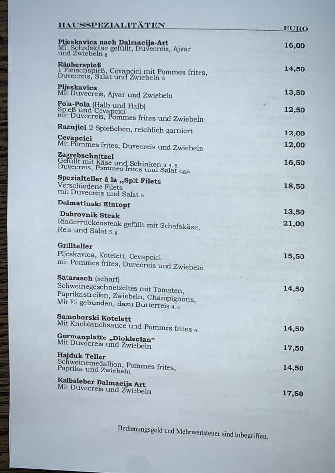 Speisekarte von Fiaker restaurant, Ravensburg