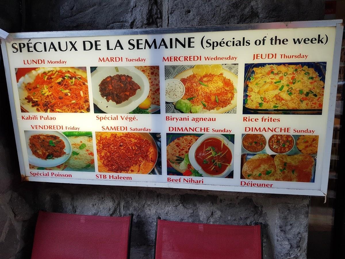 Menu at Student Tasty Biryani inc restaurant, Montreal, Lincoln Ave A