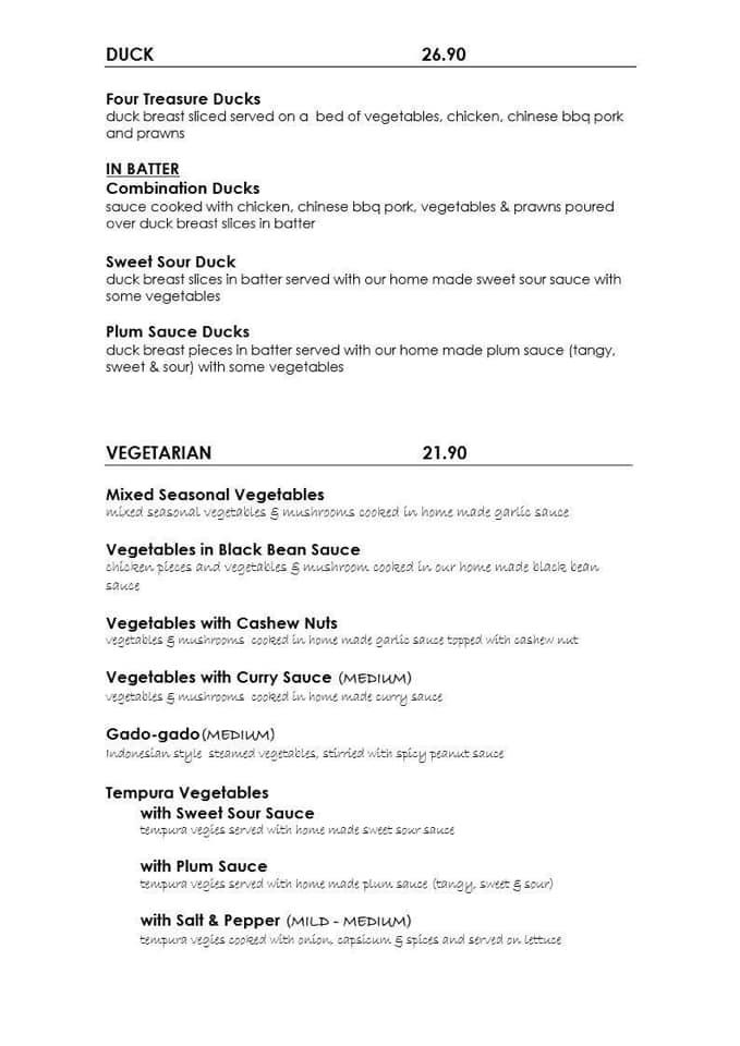 Menu at Red Breeze Restaurant, Tom Price