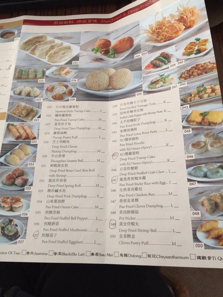 Carta del restaurante Tai Wu, Millbrae