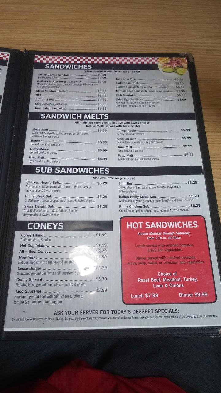 Menu at Westside Family Dining fast food, Novi