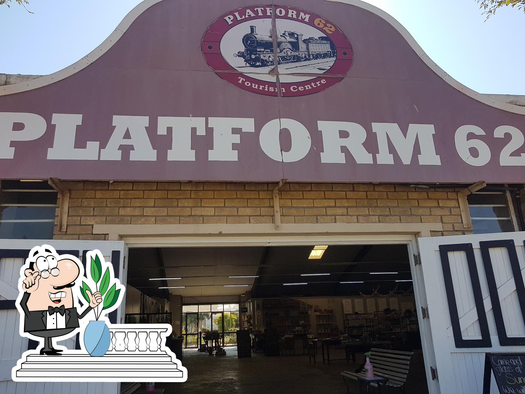 Menu at Platform 62, South Africa