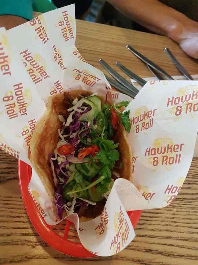 Menu at Hawker & Roll restaurant, Auckland, Sylvia Park Shopping Centre ...