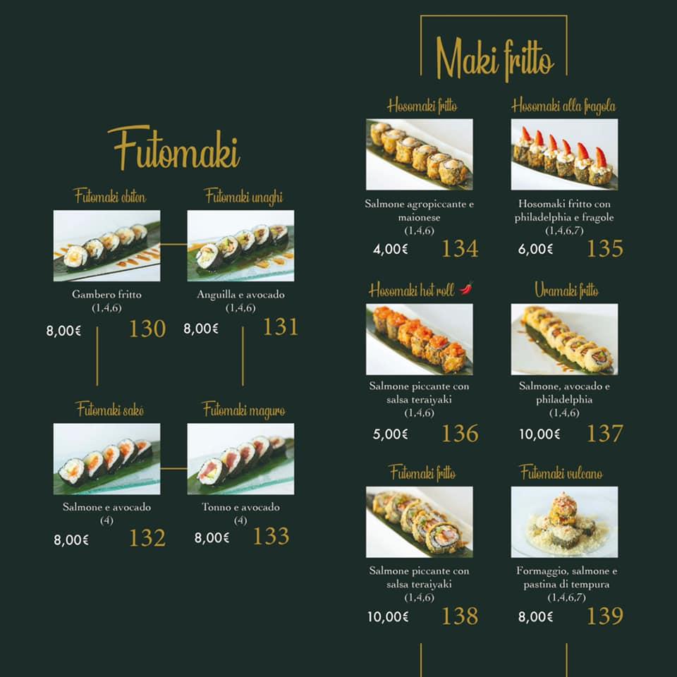 Menu at Mi Sushi Messina restaurant, Messina