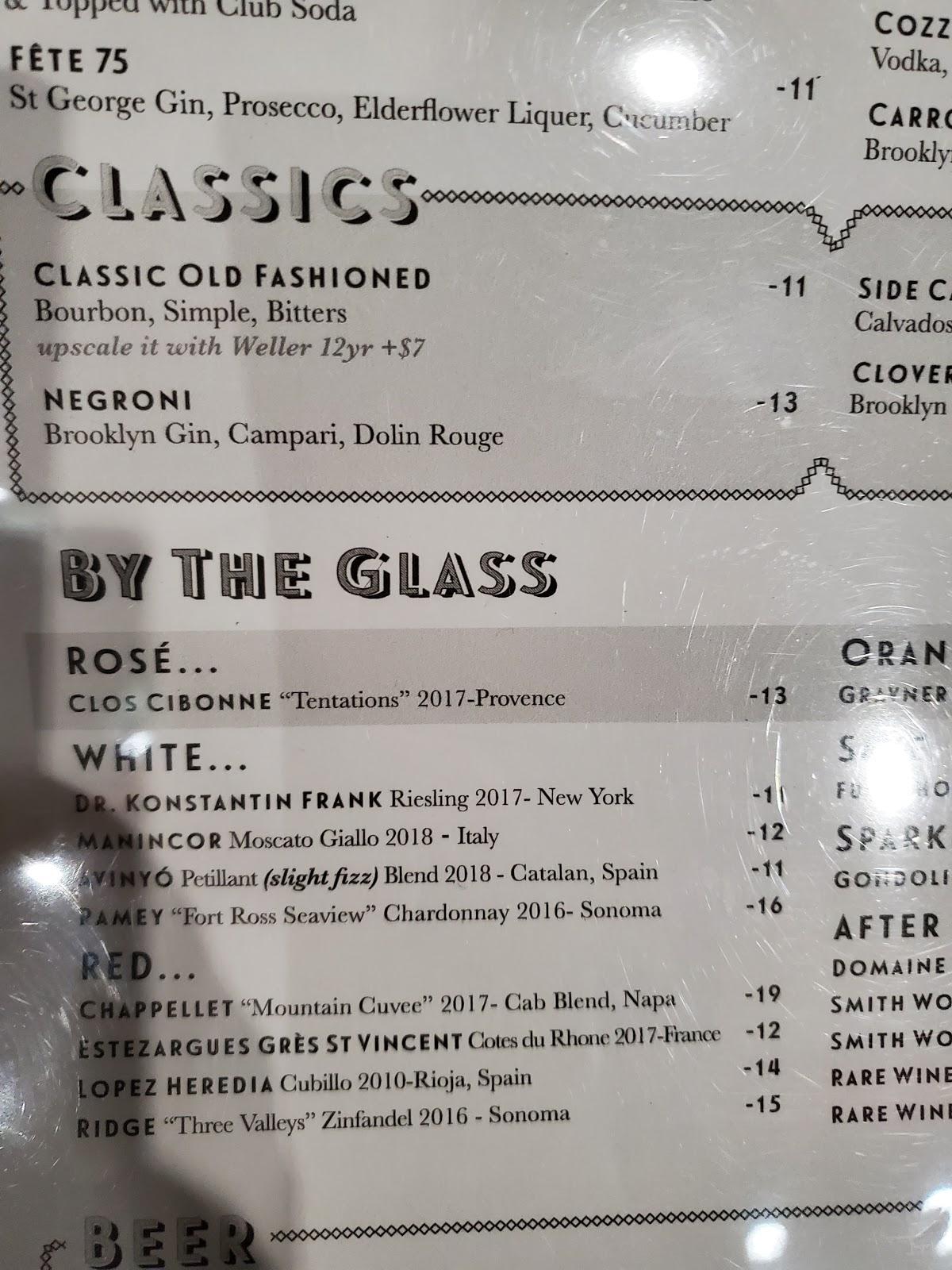 Menu at Fête pub & bar, Honolulu