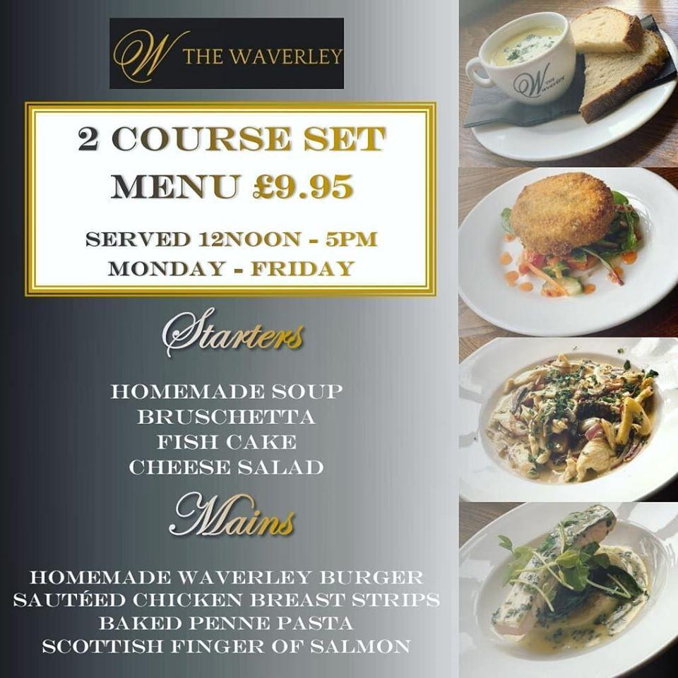 Menu at The Waverley pub & bar, Callander