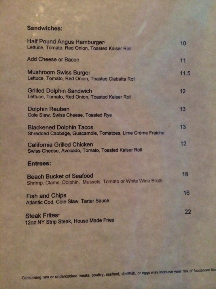 Menu at Fishtales On 33rd pub & bar, Fort Lauderdale