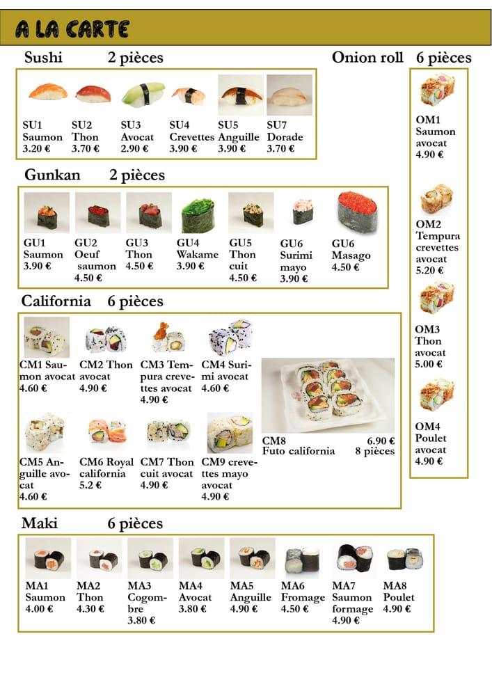 Carta del restaurante CHEZ SHU, Clamart