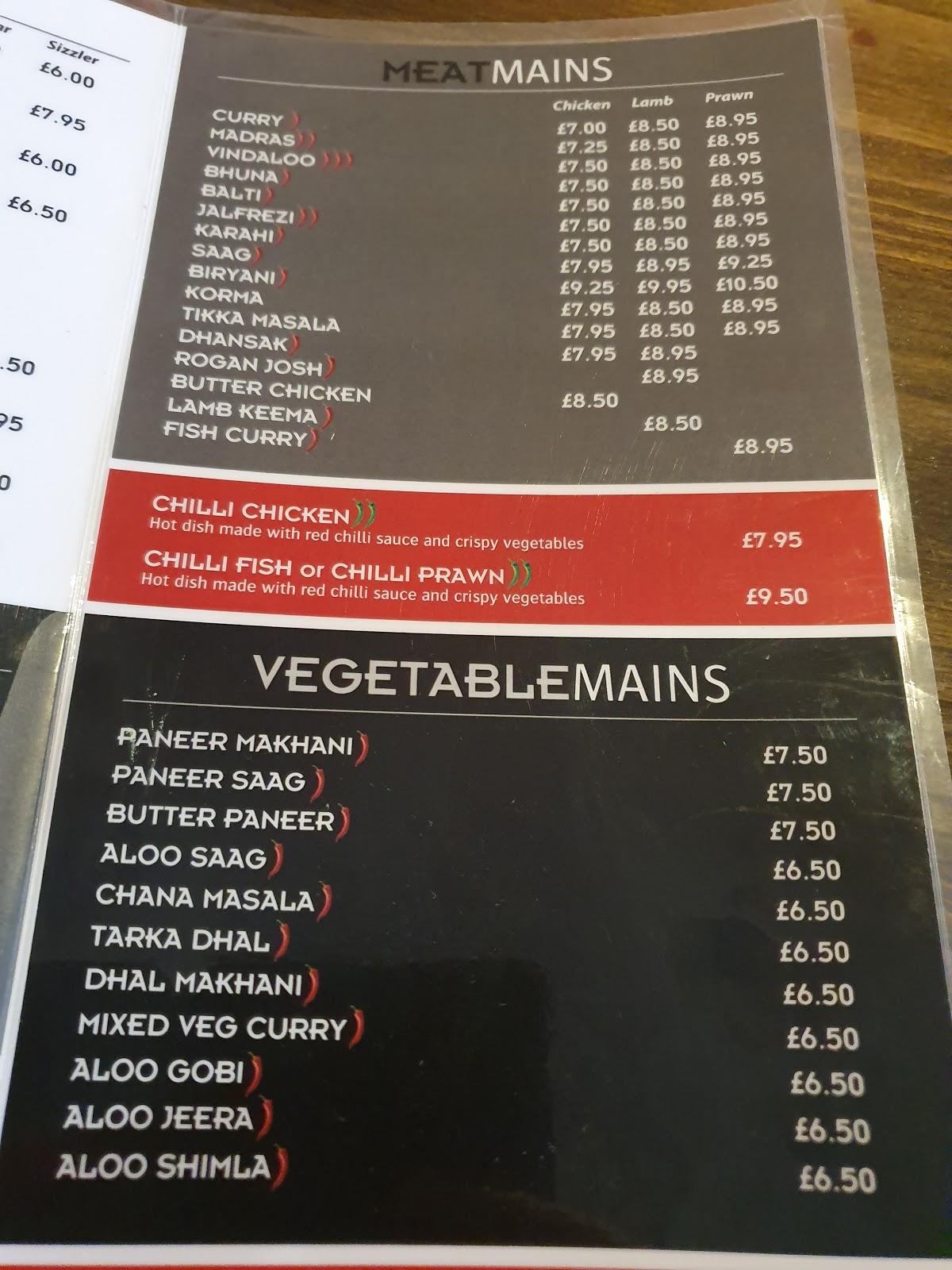 Menu at The Hop and Vine pub & bar, Telford
