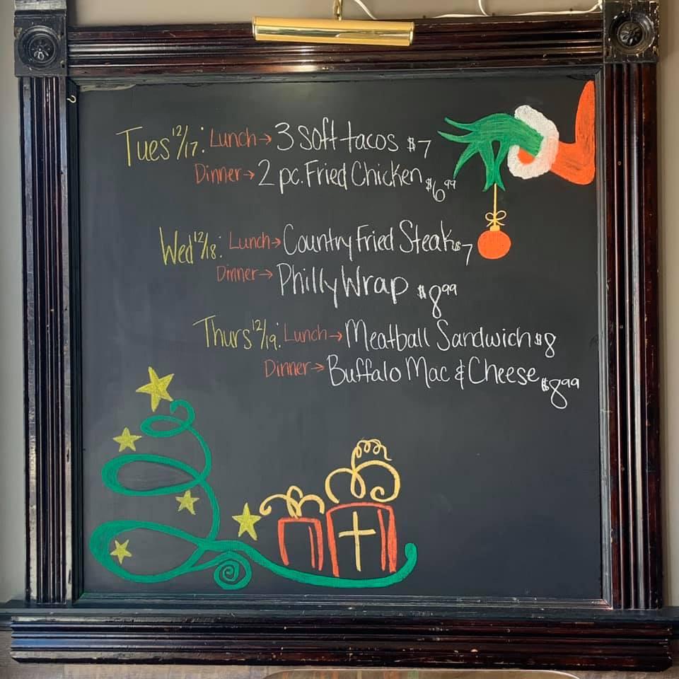 Menu at The Office Bar & Grill, Red Bud