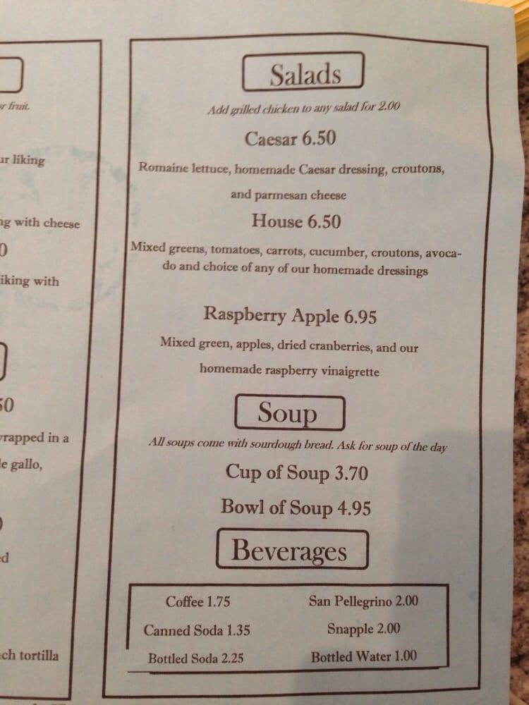 Menu at Martin’s Kitchen restaurant, Redwood City, Middlefield Rd