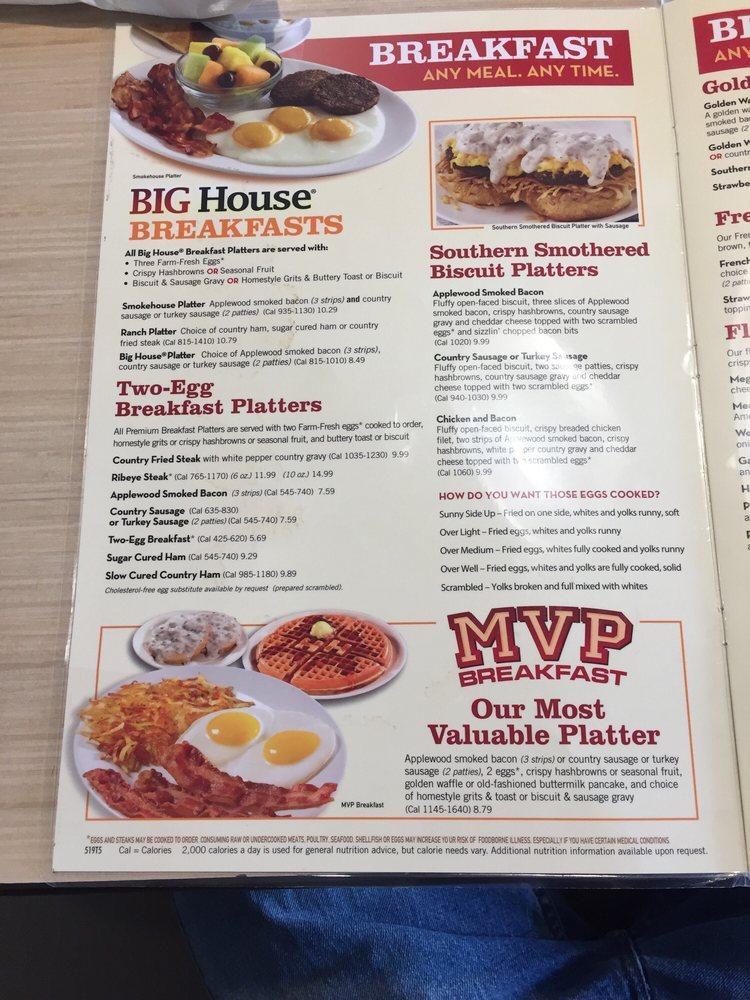 Menu at Huddle House restaurant, Sunset