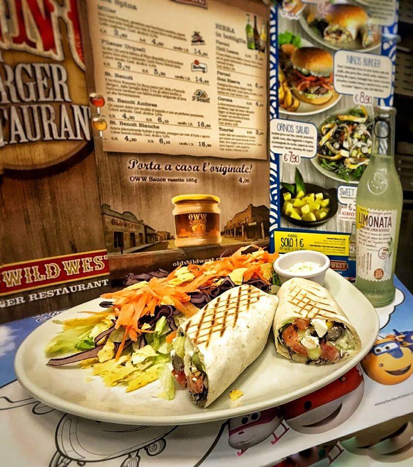 Menu at Old Wild West pub & bar, Siena, Piazzale Carlo Rosselli