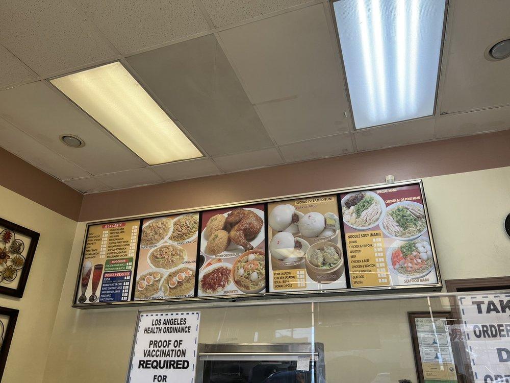 Menu at Mami King Restaurant, Los Angeles, Roscoe Blvd UNIT 1