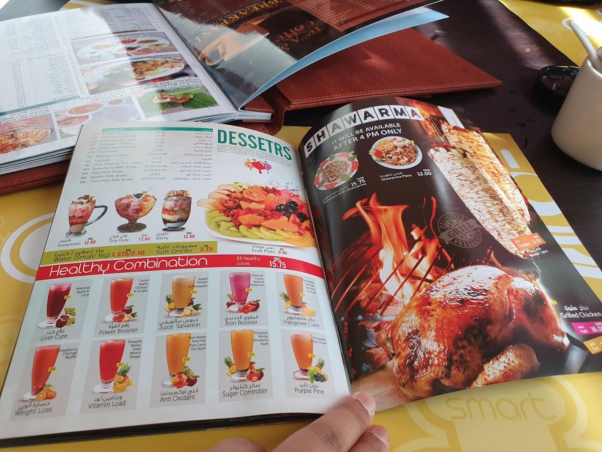 Menu at Smartcook Restaurant, Dubai, Al Salam Building