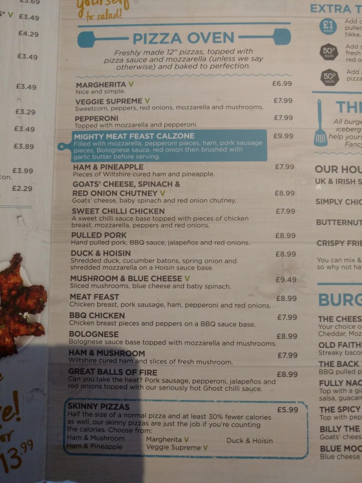 Menu at Haywain Southampton pub & bar, Copythorne