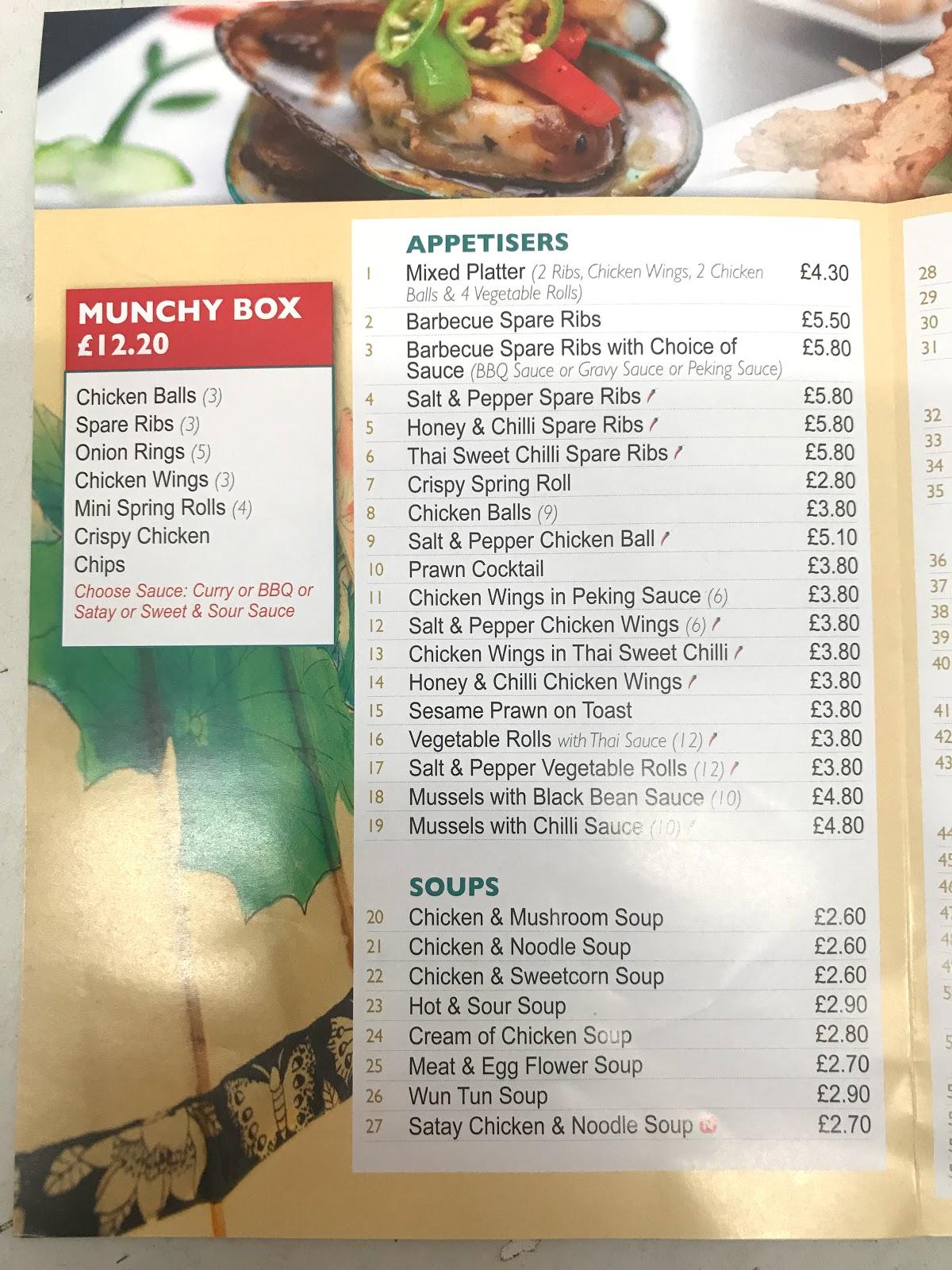 Menu at Wing Fung Restaurant, Wishaw, 123 Main St
