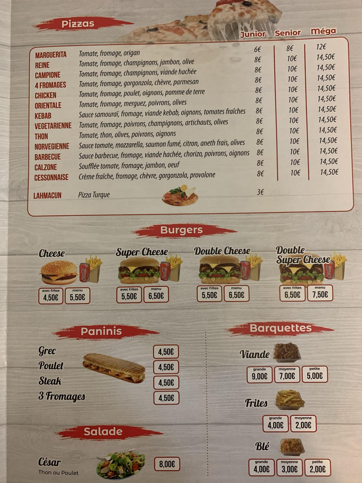 Menu at Restaurant istanbul cesson, Cesson