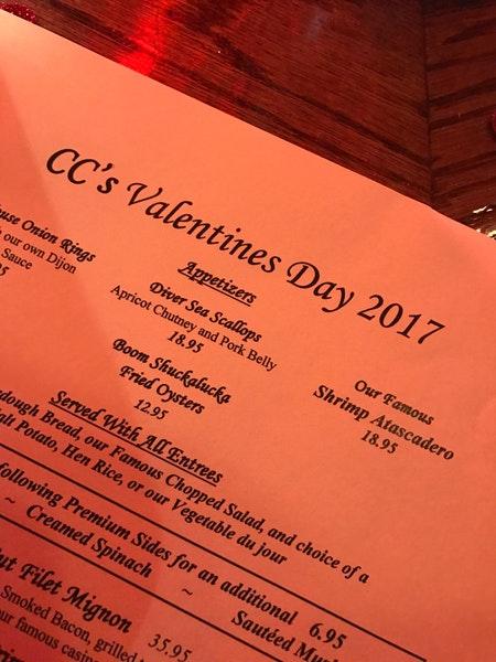 Menu at CC's City Broiler pub & bar, Columbia, Forum Blvd