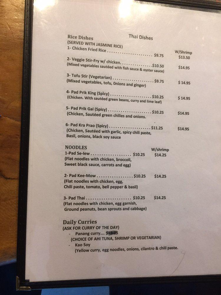 Menu at Noi's 2nd Street Café cafe, Baywood-Los Osos