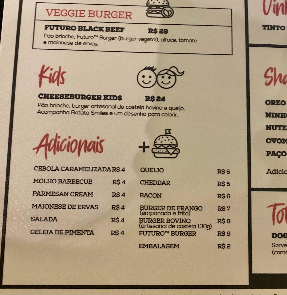 Menu em The Black Beef - Curitiba restaurante, Curitiba