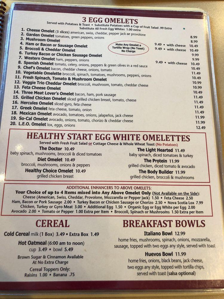 Menu at New City Diner pub & bar, Nanuet