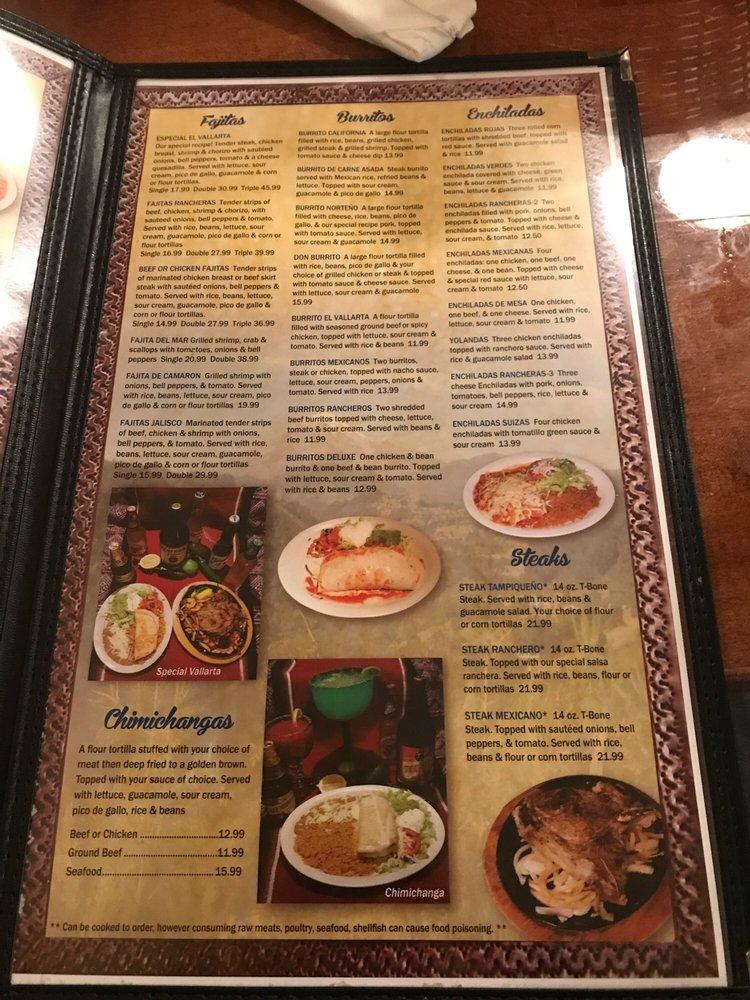 Carta de Jose's Authentic Mexican Restaurant - Dells, Wisconsin Dells ...