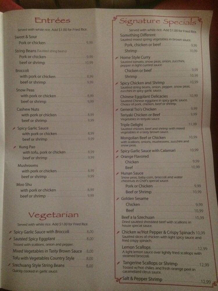 Menu at Sally's Kitchen restaurant, Fort Collins