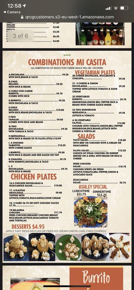Menu at Burrito Express restaurant, Ellisville