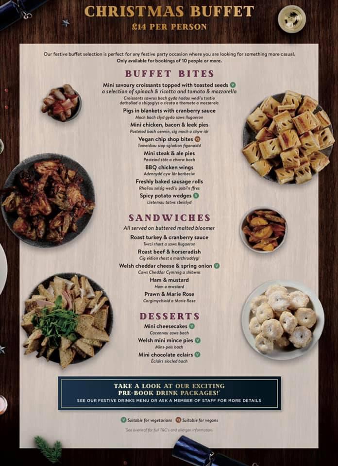 Menu at Hotel Penwig pub & bar, New Quay