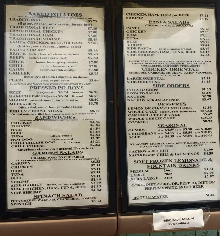 Menu at Three Potato More restaurant, Alexandria