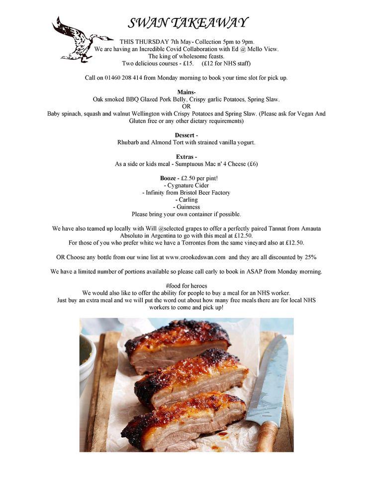 Menu at The Crooked Swan pub & bar, Crewkerne