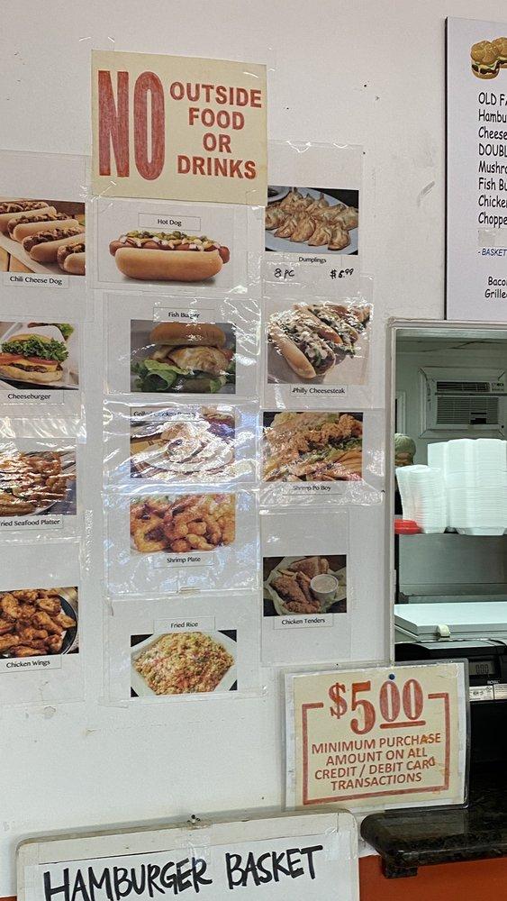 Menu at Sukos Burger restaurant, Houston