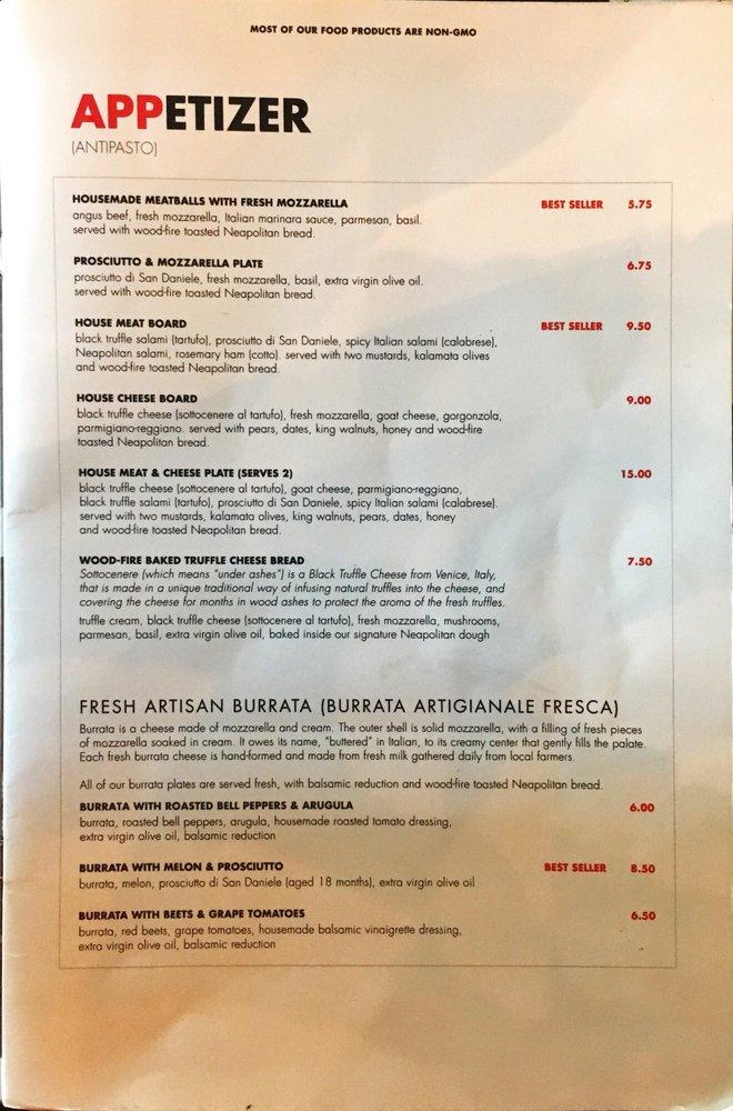 Menu at MidiCi The Neapolitan Pizza Company pizzeria, Orem, 541 E ...