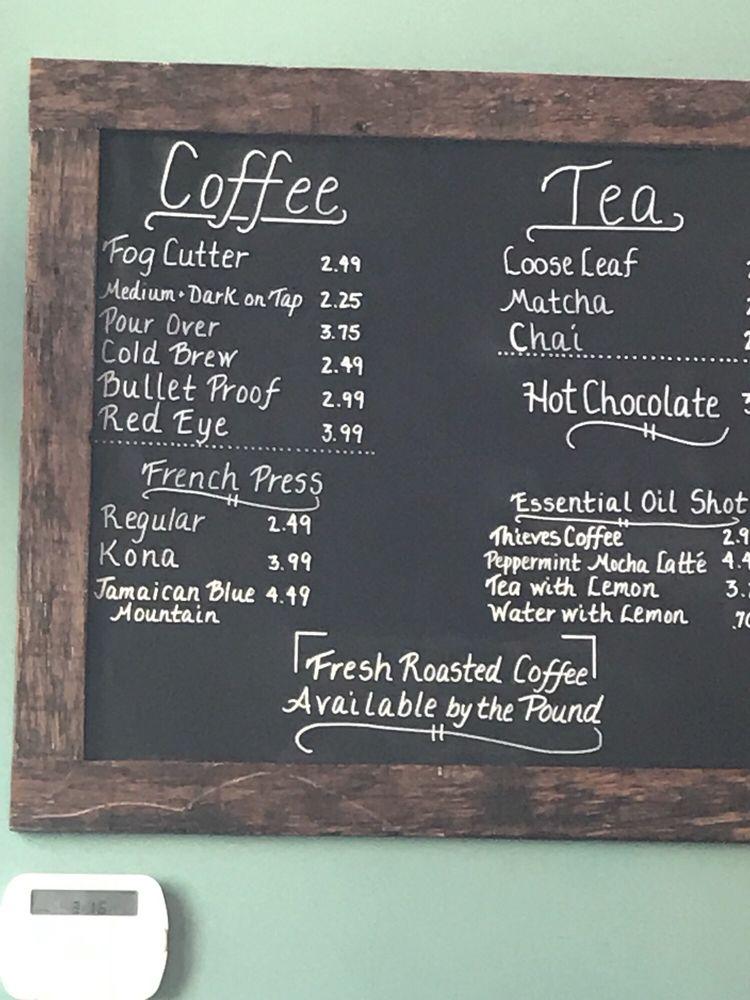Menu at Exquisite Corpse Coffee House, Port Huron