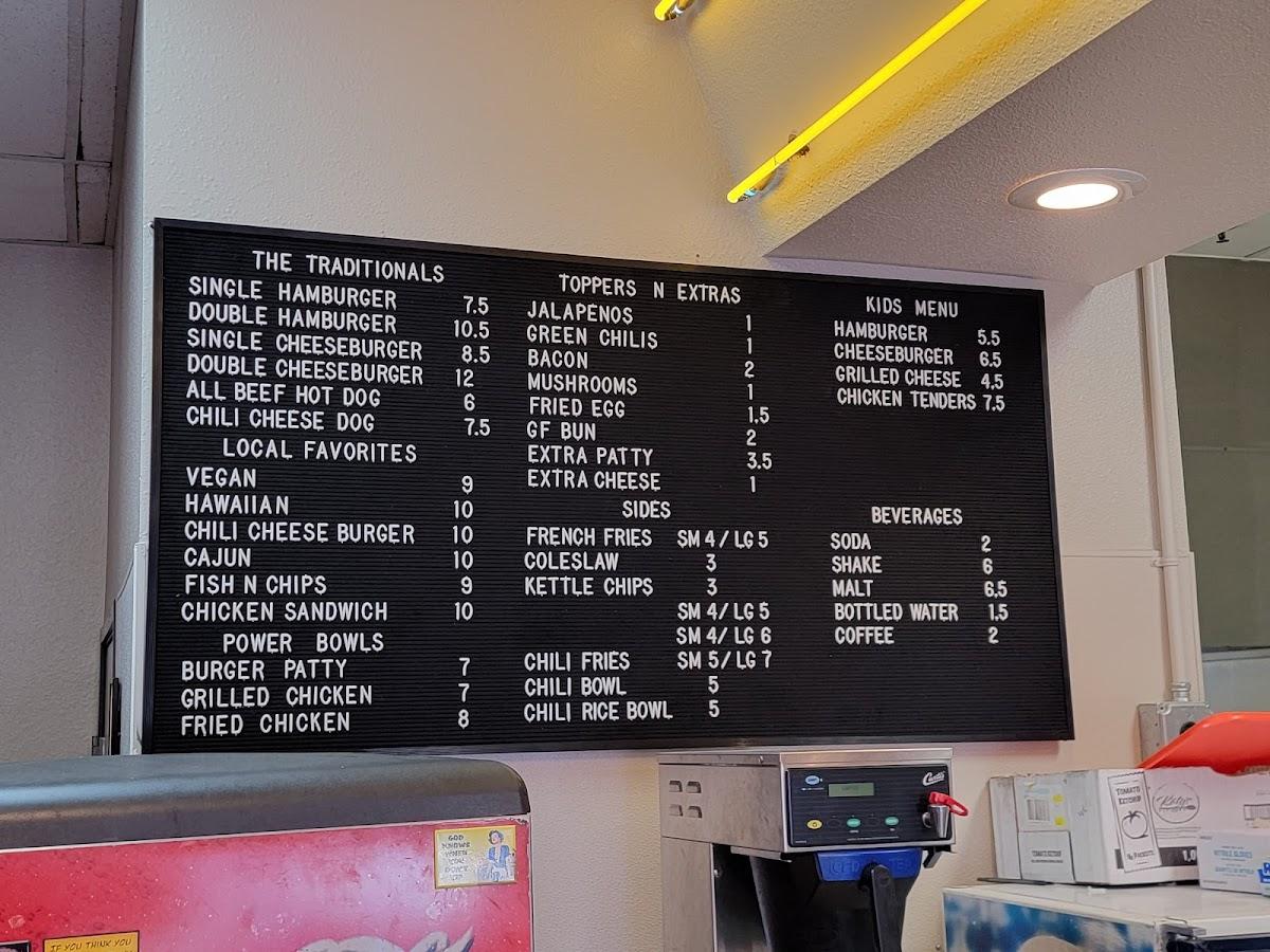 Menu at Brown Bag Brewery restaurant, Prescott, 150 E Sheldon St # 111