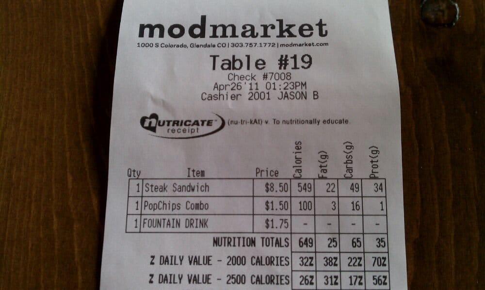 Menu at Modern Market Eatery pizzeria, Glendale, S Colorado Blvd Ste 101