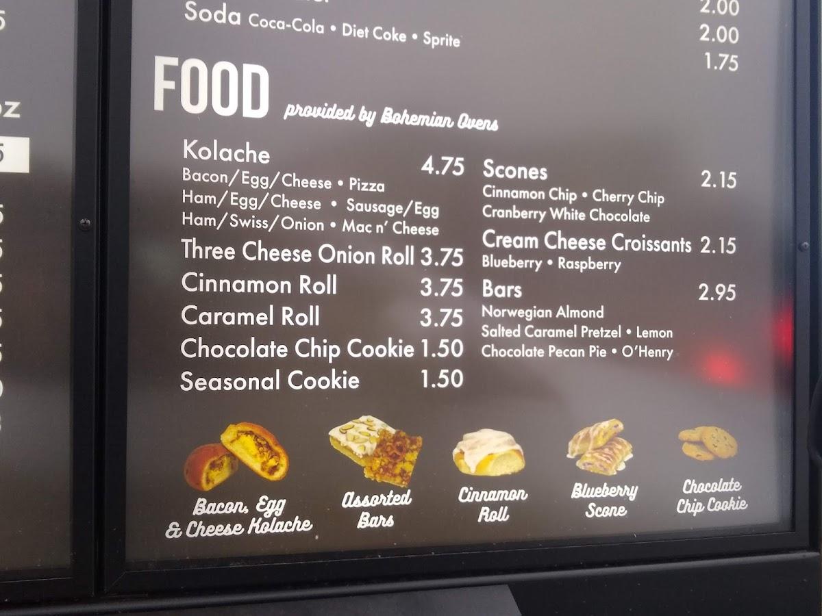 Menu at Kahvi Coffee House + Cafe, Eau Claire