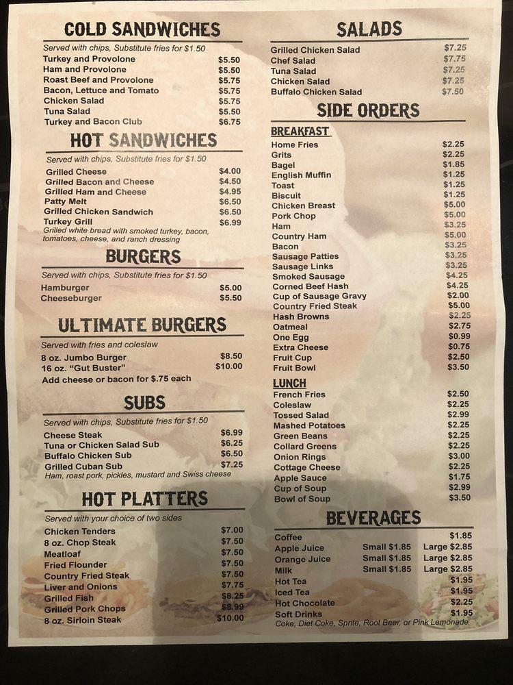 Menu at Country Kitchen restaurant, Longwood, 260 W State Rd 434