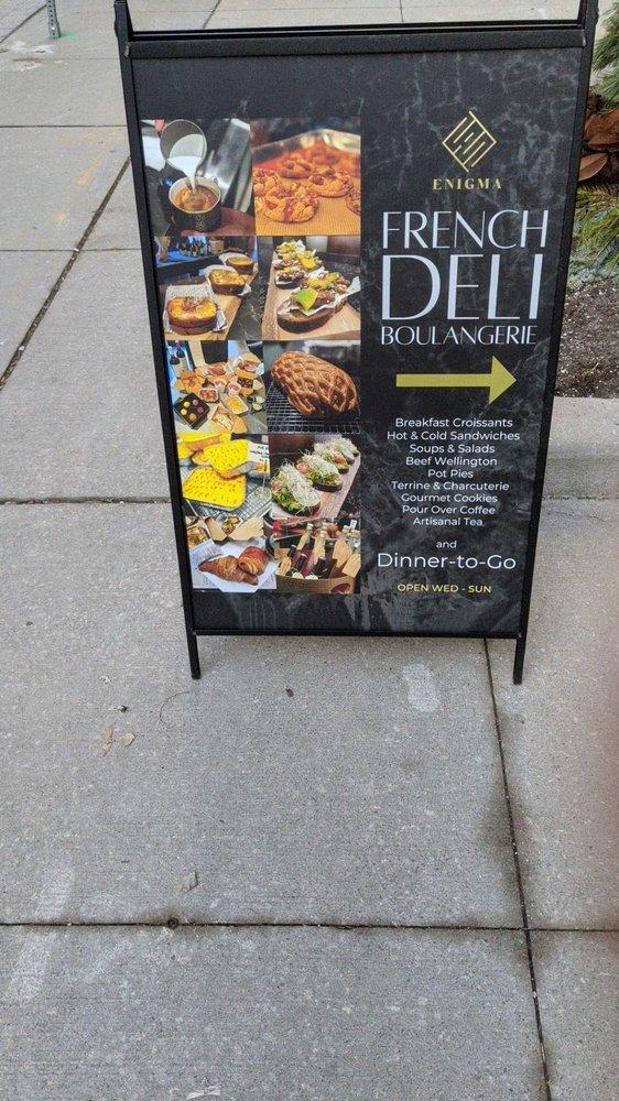 Menu at Enigma Yorkville pub & bar, Toronto