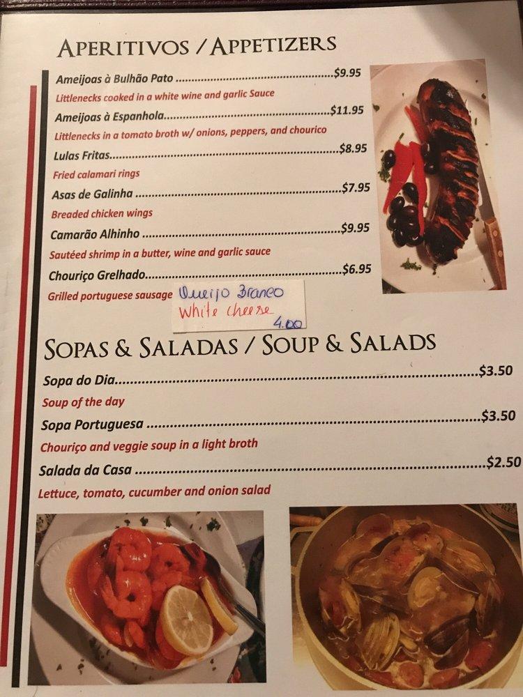 Menu at Phillips Street Restaurant, East Providence