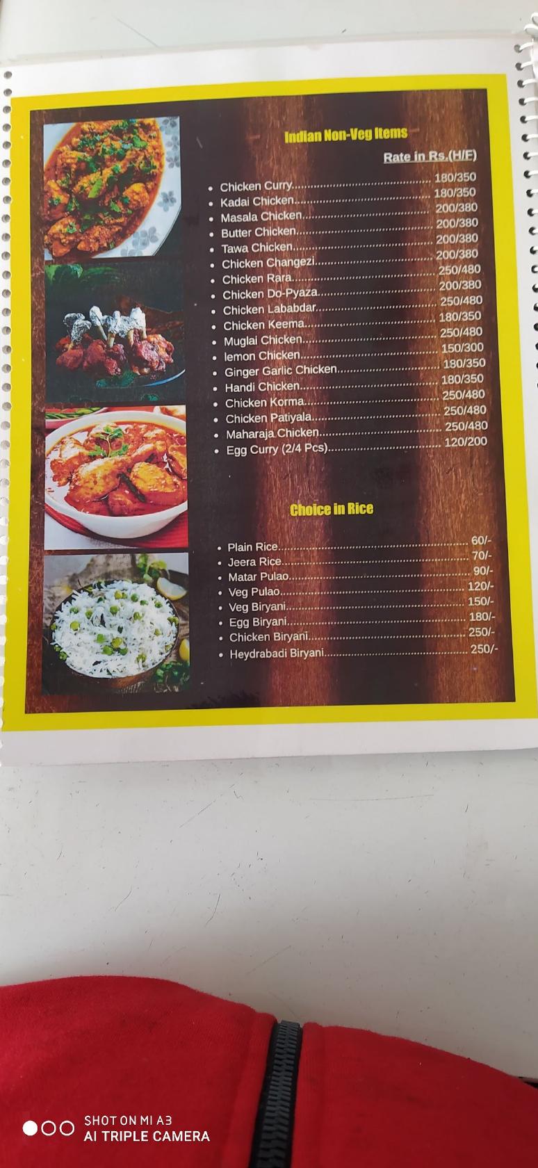 Menu at Ram Chaupati Restaurant, Vikasnagar, Behind Kailash hotel Anfield Grant Babugarh Village