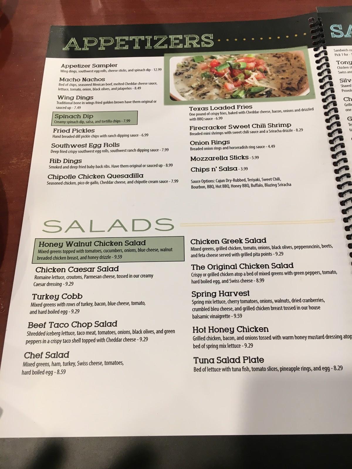 Menu at Silver Grill Family Restaurant, Imlay City