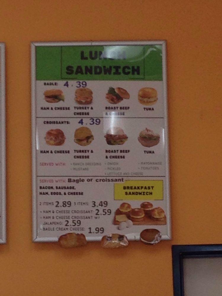 Menu at Best Donuts, Phoenix