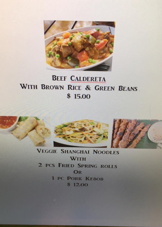 Menu at Top Spot pub & bar, Haines Junction